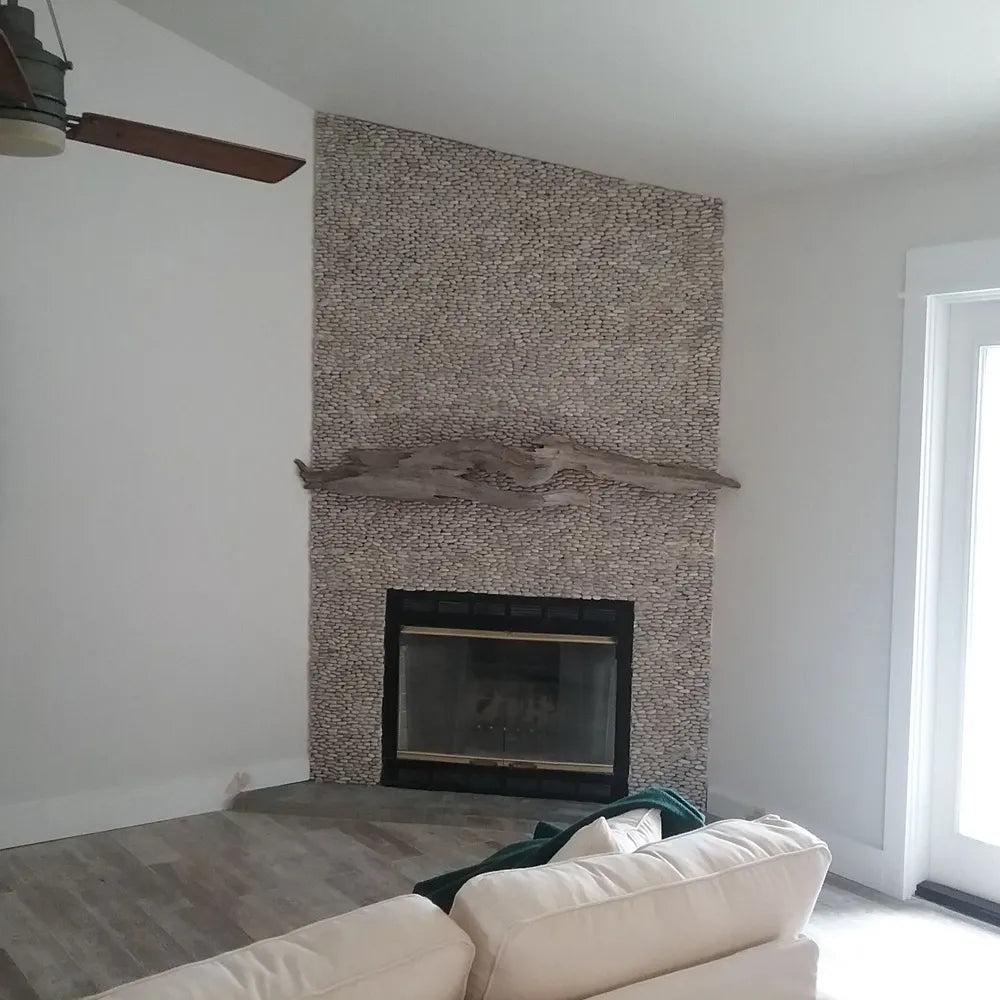 Discover the Beauty of Standing Pebble Stone Tile for Your Home ...