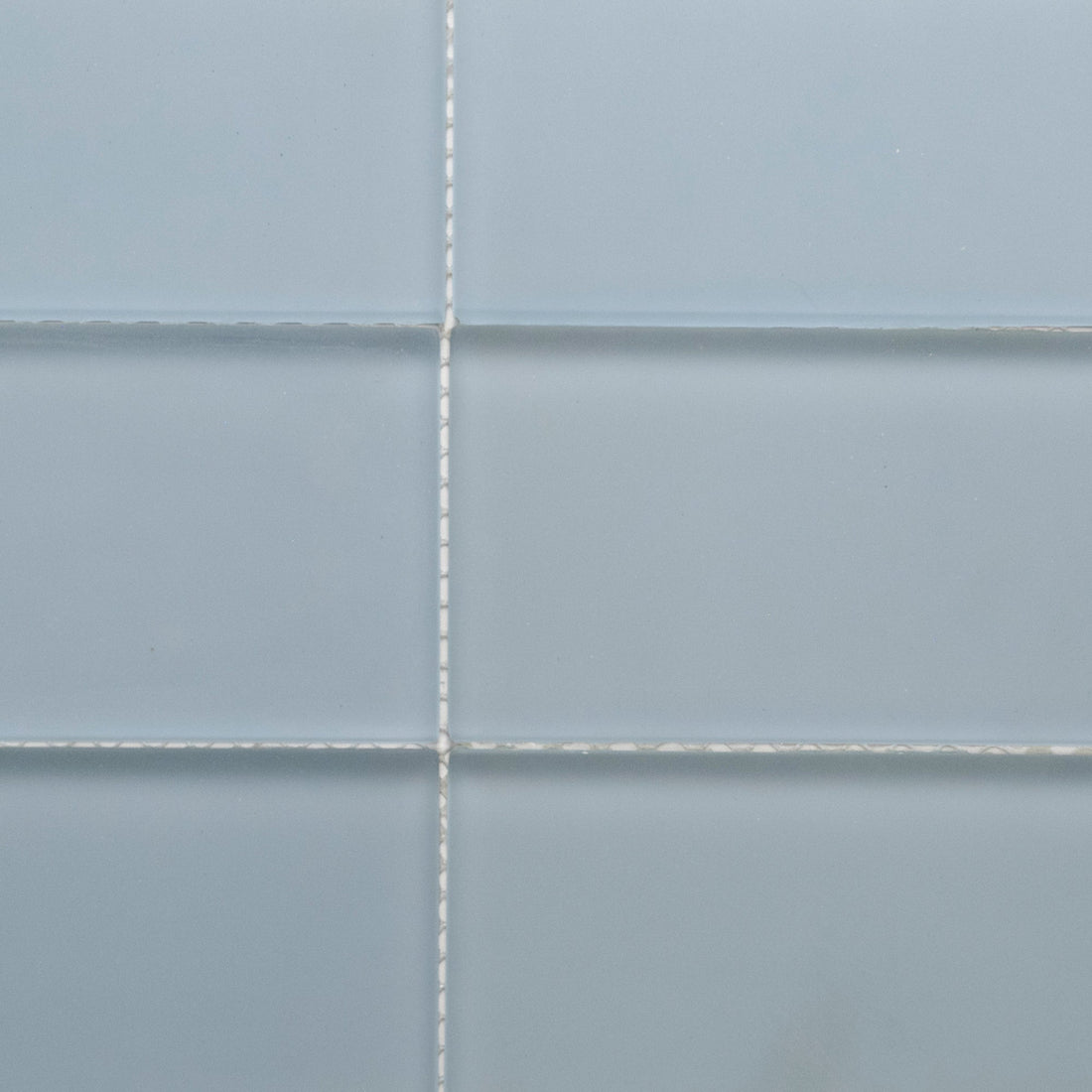 Frosted Sky Blue Glass Subway Tile | Pebble Tile Shop