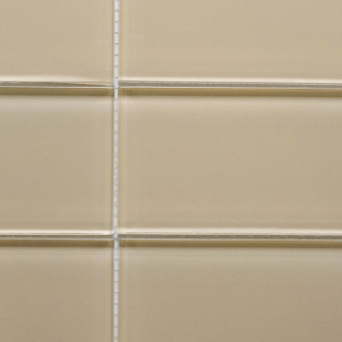 Khaki Glass Subway Tile | Pebble Tile Shop