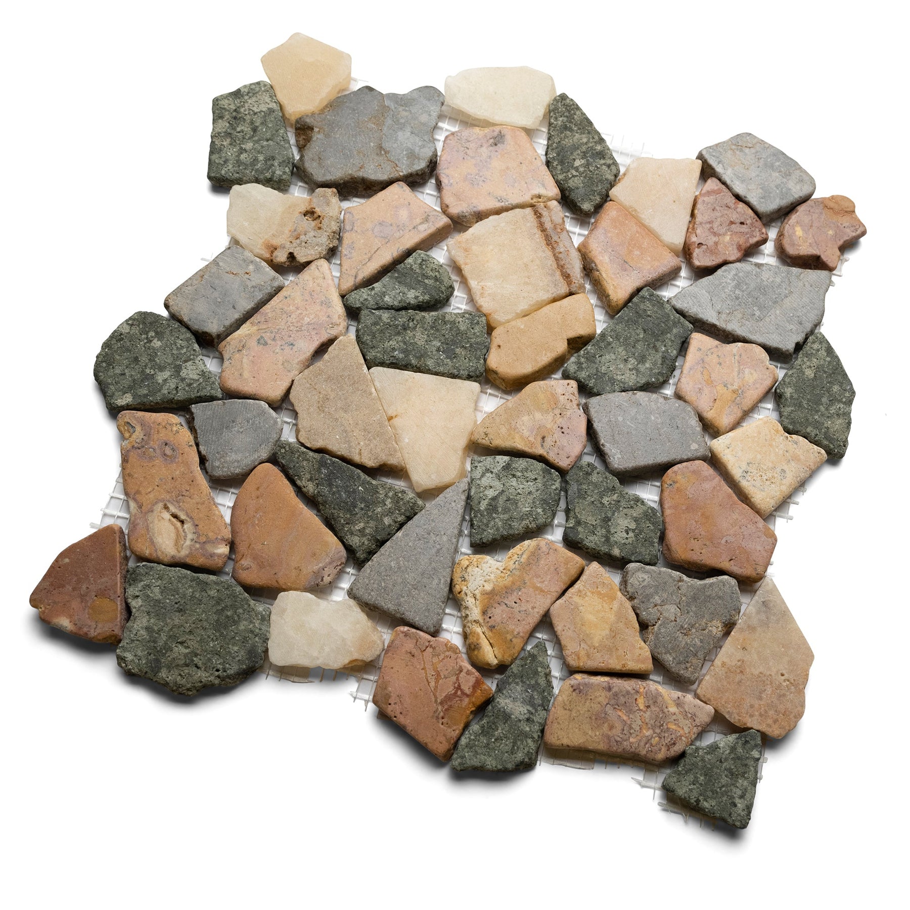 Glazed Autumn Mosaic Tile | Pebble Tile Shop