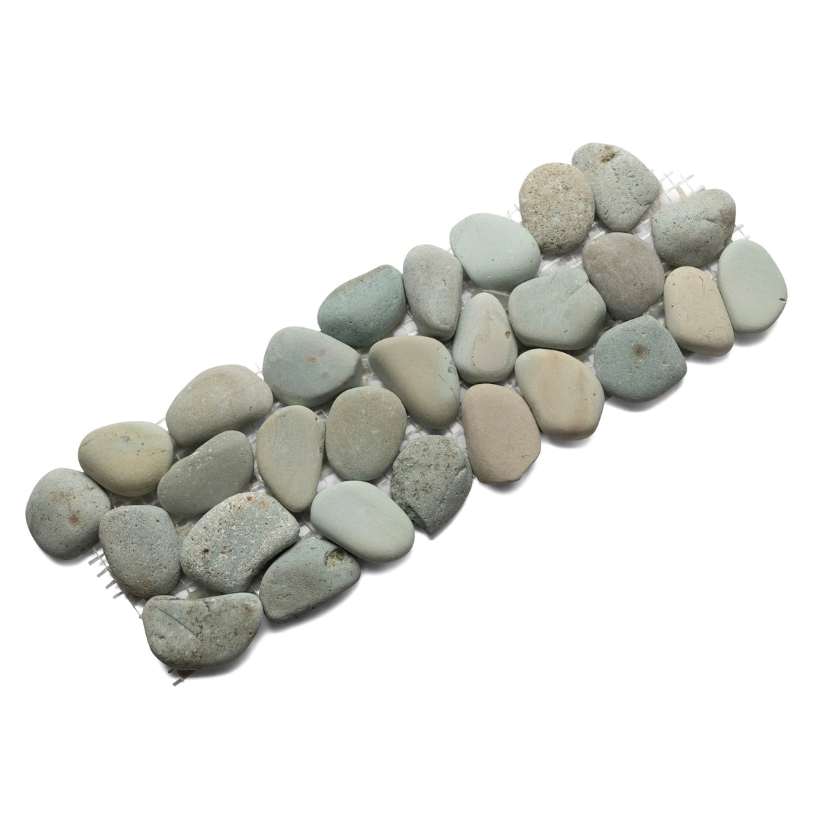 Sea Green Pebble Tile Borders | Pebble Tile Shop
