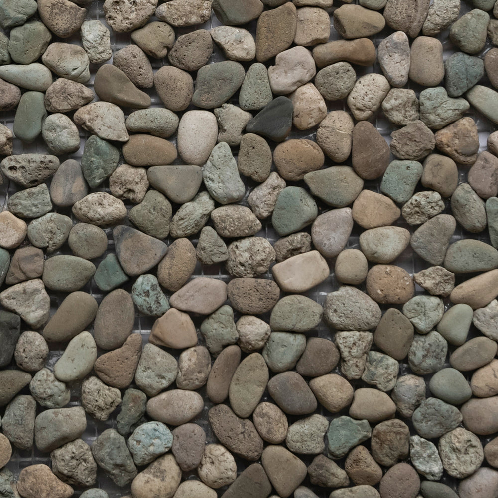 Mini Sea Green Pebble Tile | Pebble Tile Shop
