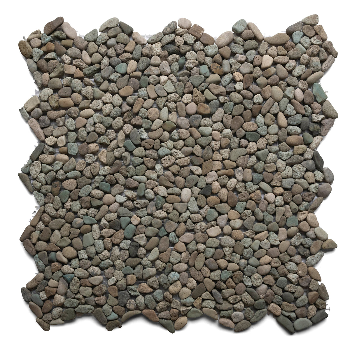 Mini Sea Green Pebble Tile | Pebble Tile Shop