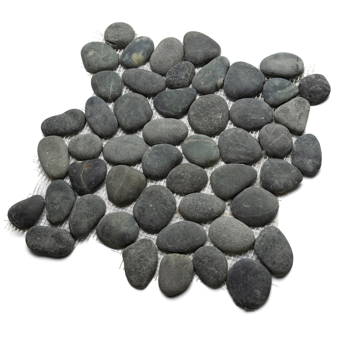 Charcoal Black Pebble Tile | Pebble Tile Shop