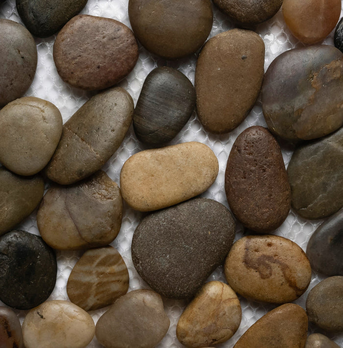 Polished Cobblestone Pebble Tiles | Pebble Tile Shop