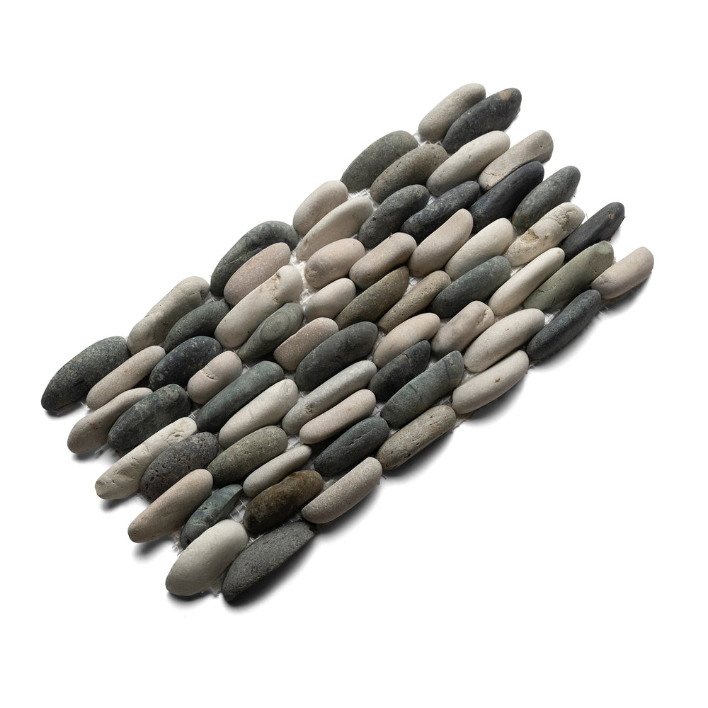 Standing Pebble Tile | Natural Pebble Stone Tile Designs
